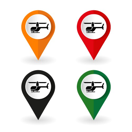 Helicopter Symbol Map Vector Images (over 1,100)