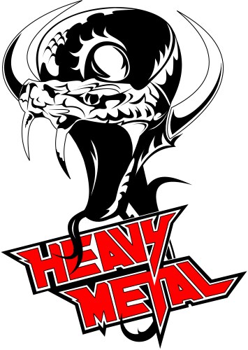 Heavy metal Royalty Free Vector Image - VectorStock