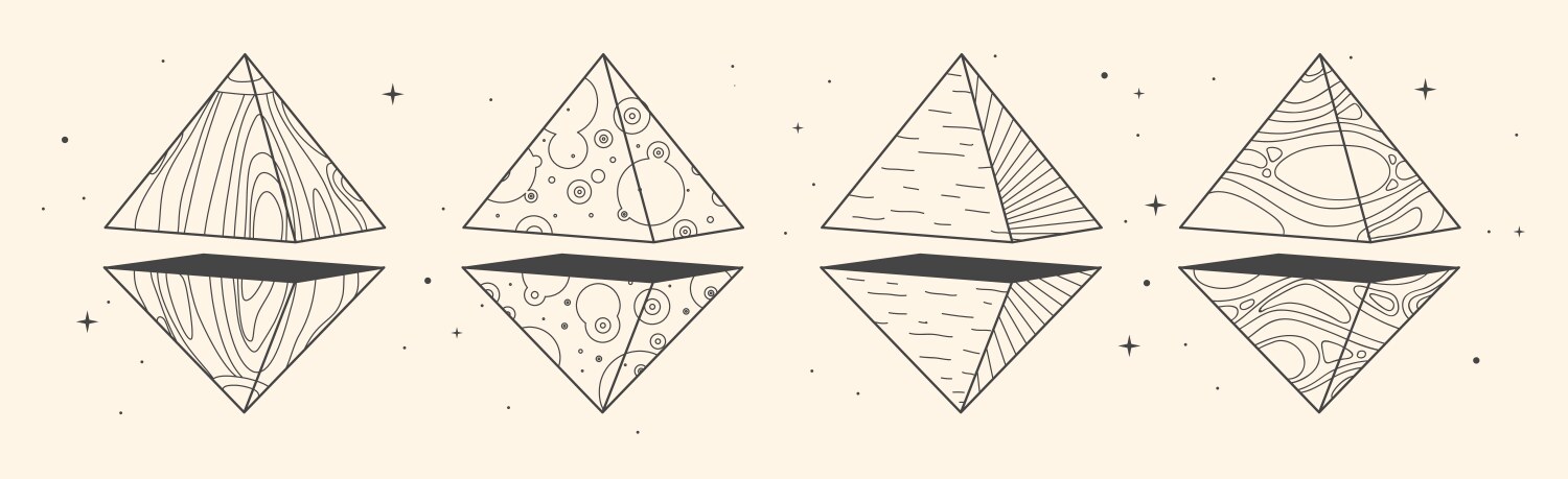 Modern magic witchcraft cards with diamonds Vector Image