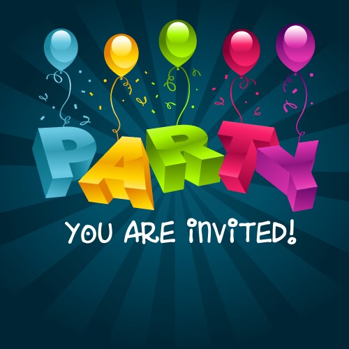 Birthday Invitation Vector Images (over 290,000)