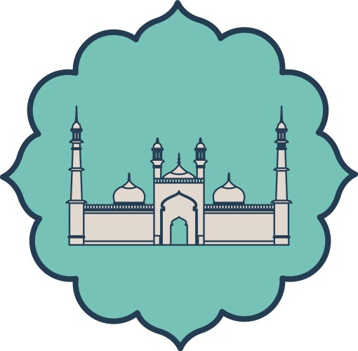 Mosque Indian Edification Vector Images (25)