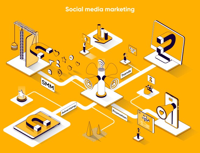 Social Media Marketing Vector Images (over 340,000)