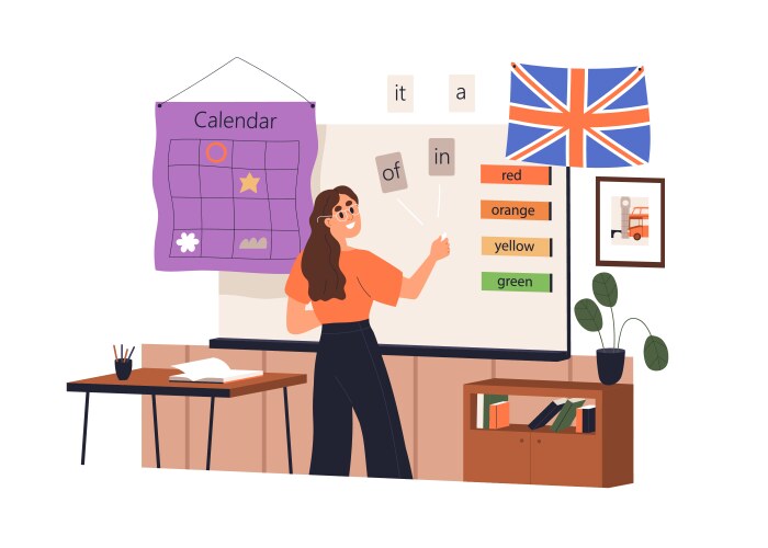 English Teacher Cartoon Vector Images (over 1,200)