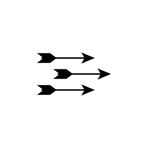 Four arrows flat icon Royalty Free Vector Image