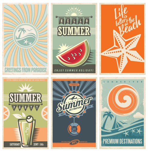 Retro poster with vinyl disk record and quote Vector Image