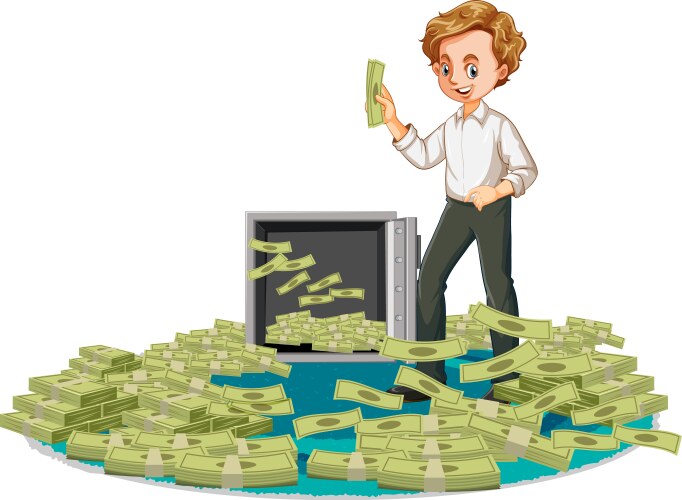 Man with Money Vector Images (over 120,000)