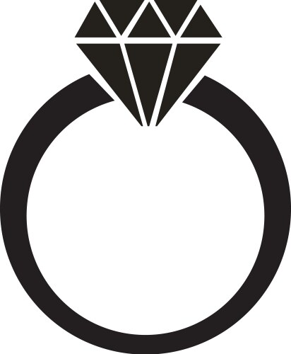 Frame gold ring Royalty Free Vector Image - VectorStock