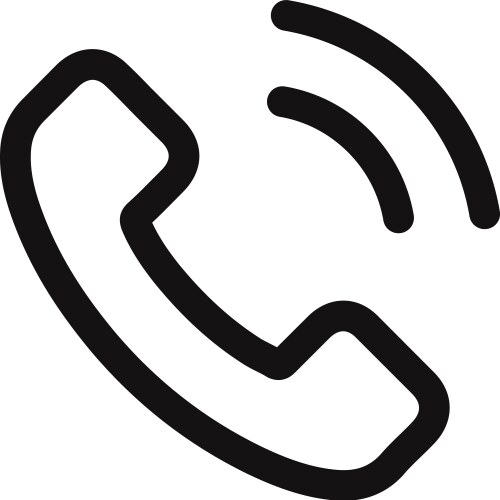 Telephone call icon Royalty Free Vector Image - VectorStock