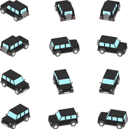 Animation Car Sprite Vector Images (97)