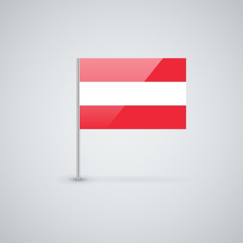 Austrian state flag Royalty Free Vector Image - VectorStock