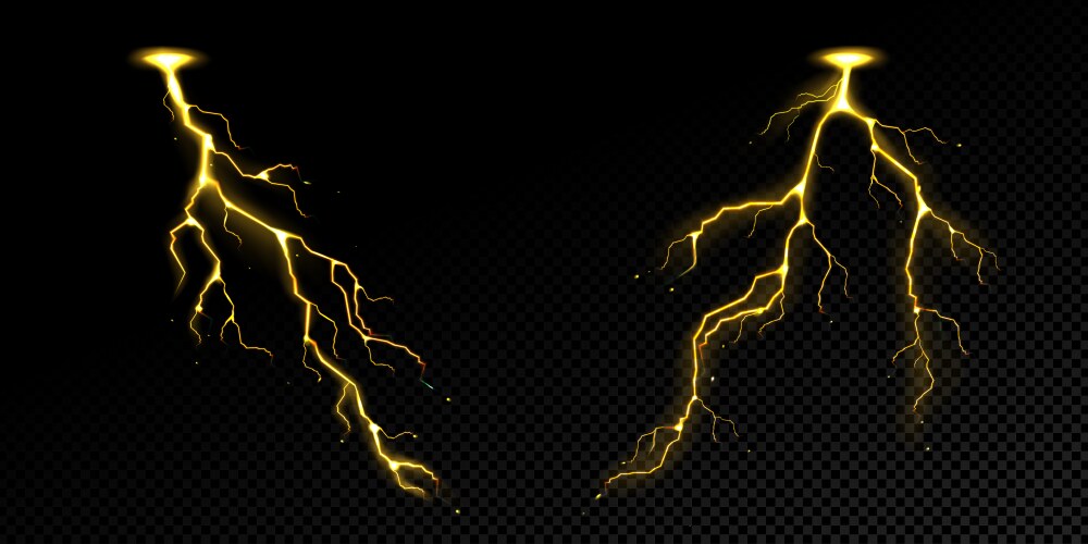 Lightning flash strike background Royalty Free Vector Image