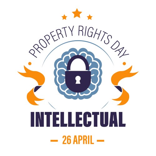 Intellectual property rights concept icon Vector Image Intellectual property rights concept icon Vector Image