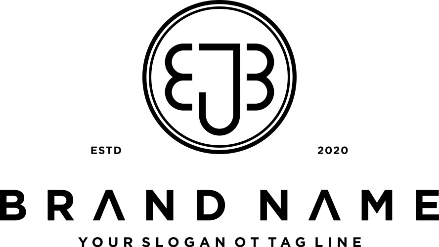 Creative letter e electric plugs logo design Vector Image