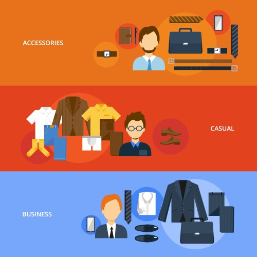Men Fashion Banner Vector Images (over 3,400)