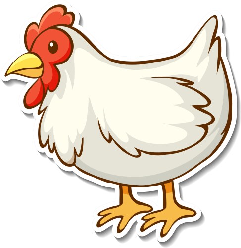 Hen Royalty Free Vector Image - VectorStock