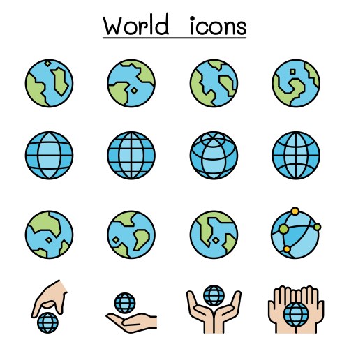World Map Circle Vector Images (over 45,000)