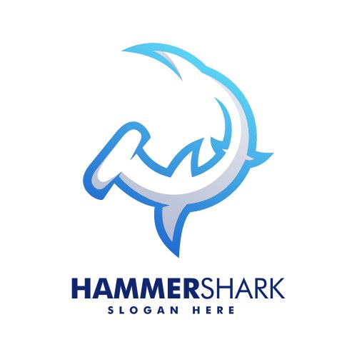 Hammerhead shark Royalty Free Vector Image - VectorStock