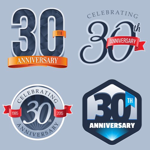 30 Years Anniversary Logo Vector Images (over 4,300)