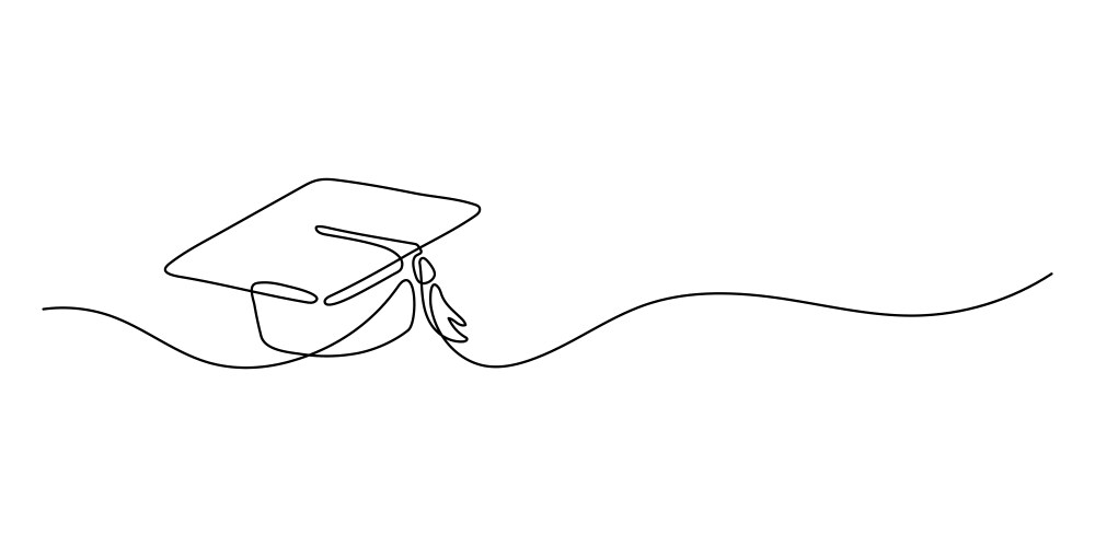 Graduation Caps Borders Vector Images (over 590)