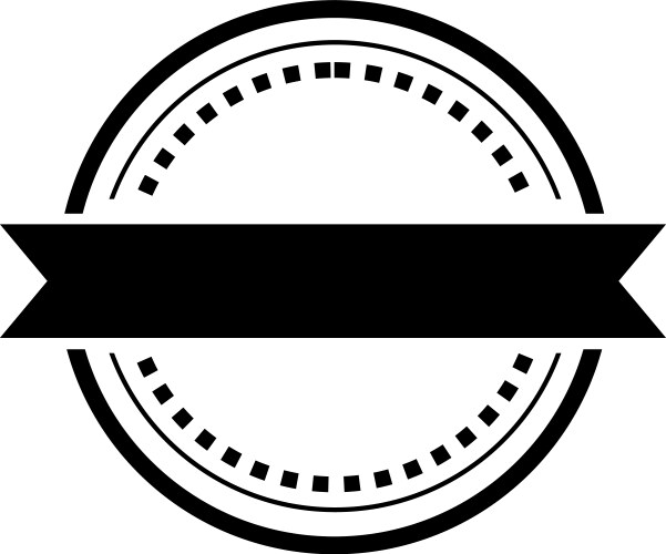 Vintage retro blank labels logo Royalty Free Vector Image