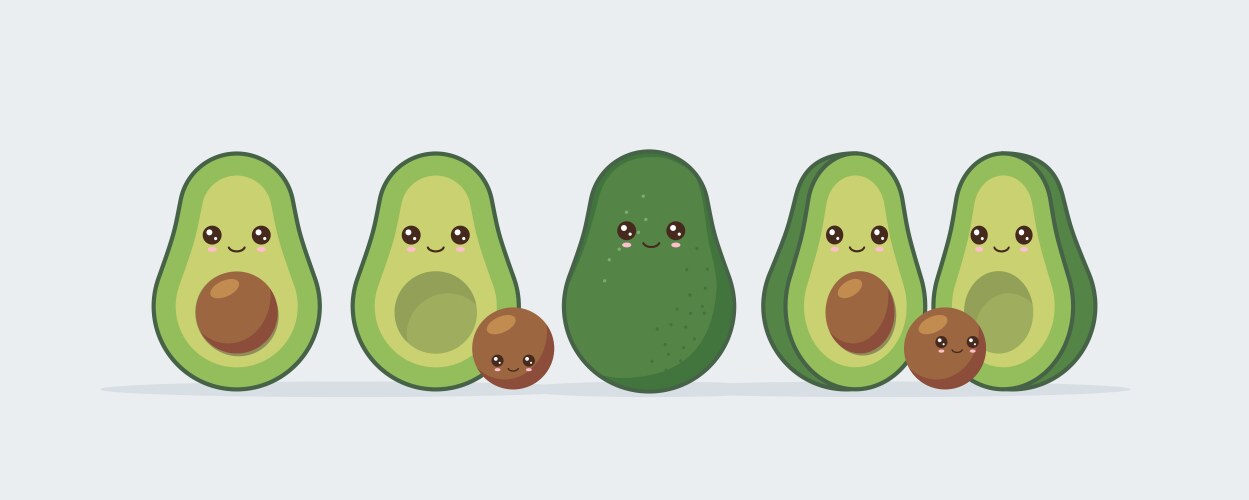 Cute Avocado Vector Images (over 8,300)