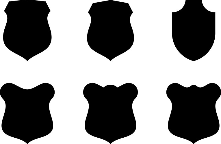 Emblem badge logos shape pictogram symbol visual Vector Image