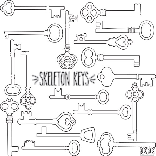 Keys Key Outline Vector Images (over 83,000)