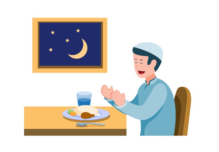 Pray Before Eating Vector Images (29)