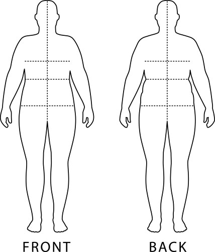 Fashion template women in standing pose Royalty Free Vector