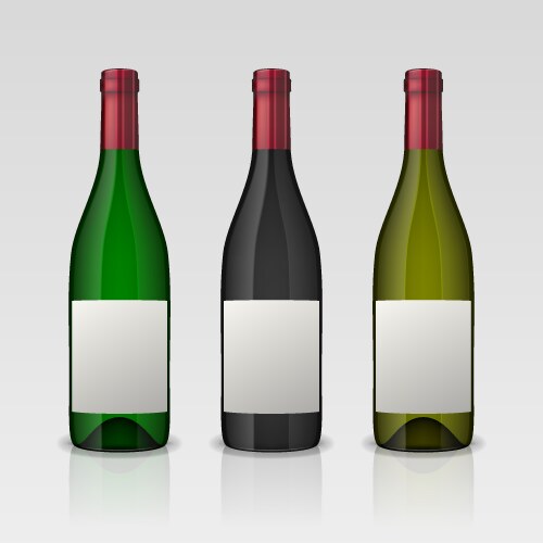 Wine bottles Royalty Free Vector Image - VectorStock