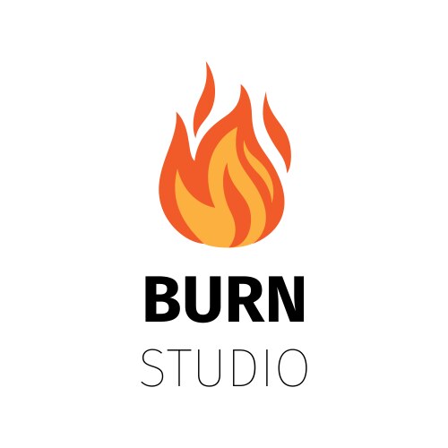 Burn prevention concept icon Royalty Free Vector Image