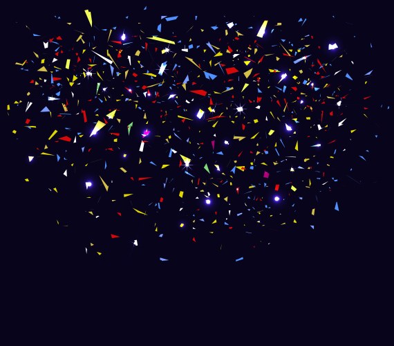 Confetti glitters Royalty Free Vector Image - VectorStock