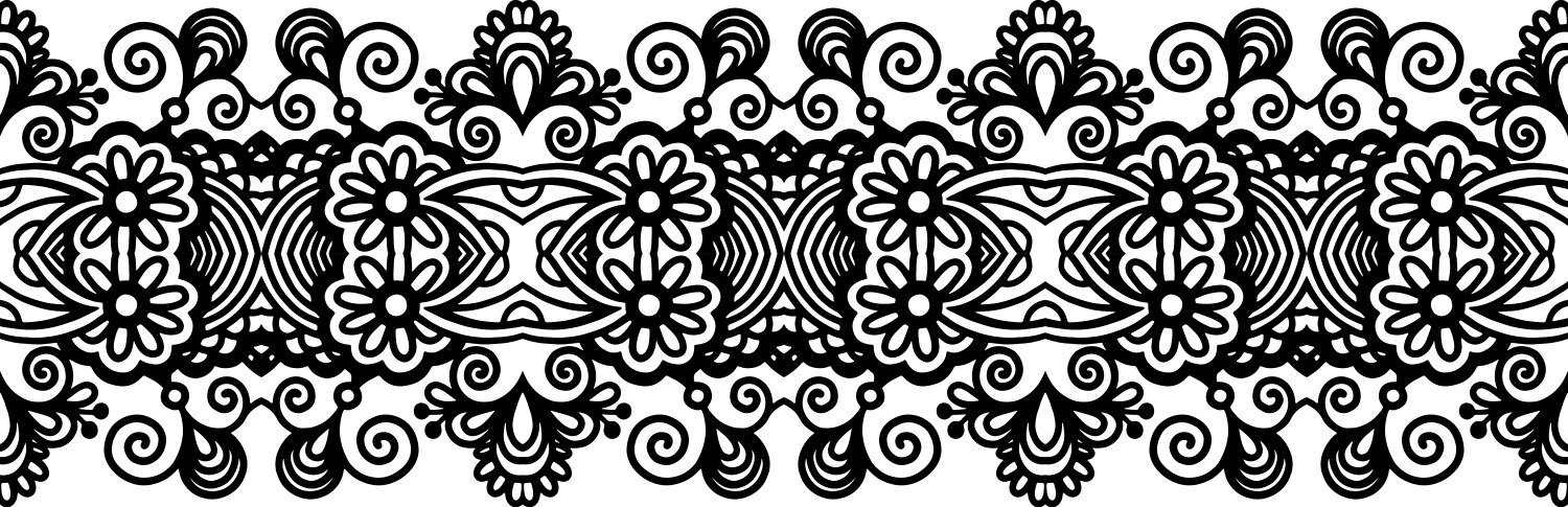 Decorative ornate design stripe pattern ethnic Vector Image