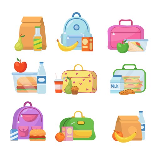 Lunchbox Cartoon Vector Images (over 1,100)