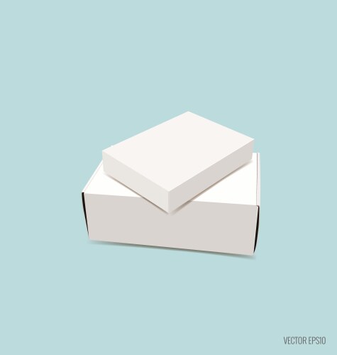 Mock-up box Royalty Free Vector Image - VectorStock