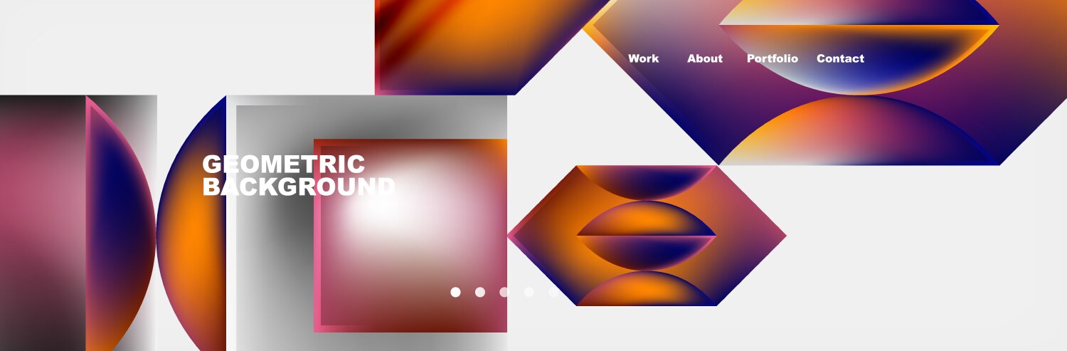 Triangle minimal web site page background design Vector Image