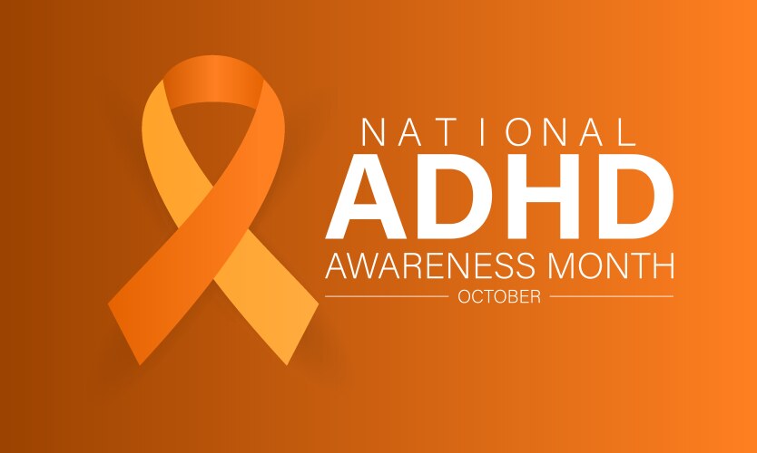 Ribbon Orange Adhd Vector Images (93)