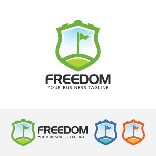 Golf club logo design artwork of a golfer posing Vector Image