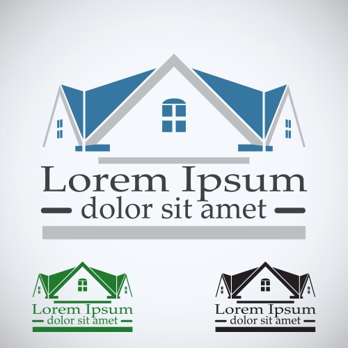 Home real estate logo image Royalty Free Vector Image