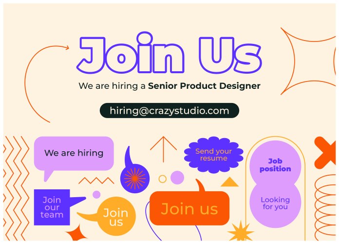 Muted color palette poster design Royalty Free Vector Image