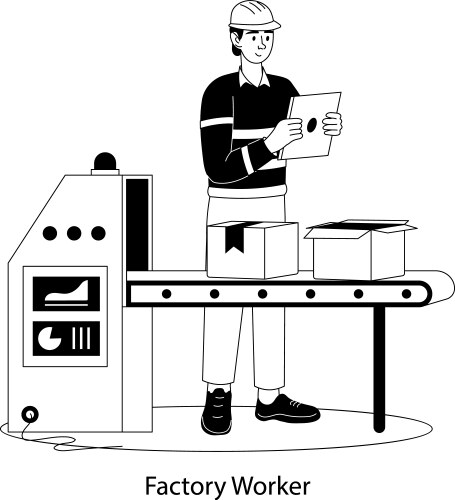 Domestic worker Royalty Free Vector Image - VectorStock