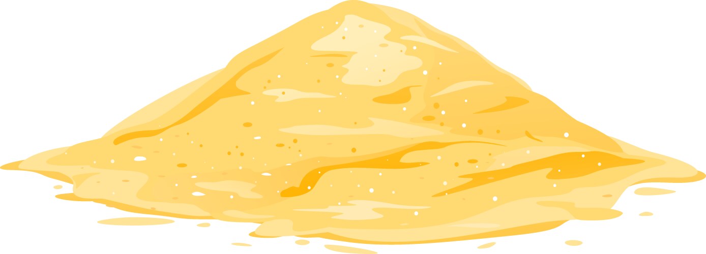 Yellow Sand Heap Royalty Free Vector Image - VectorStock