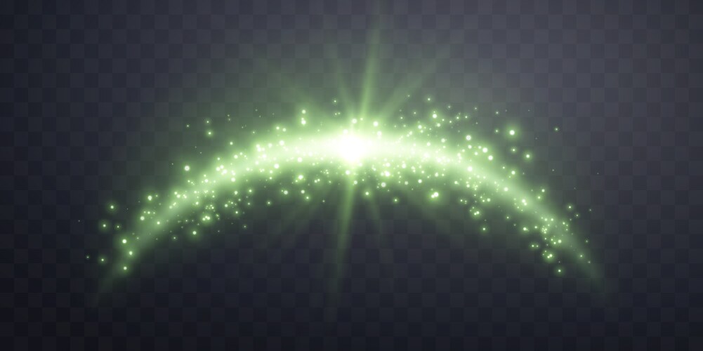 Pink and green magic rings neon realistic energy Vector Image