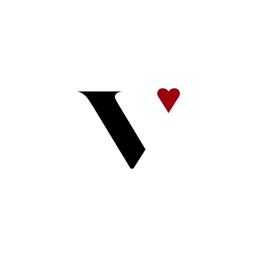 Letter V Heart Symbol Vector Images (over 690)