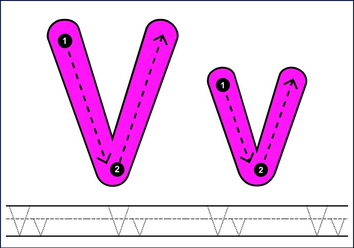 Learning english alphabet for kids letter w Vector Image