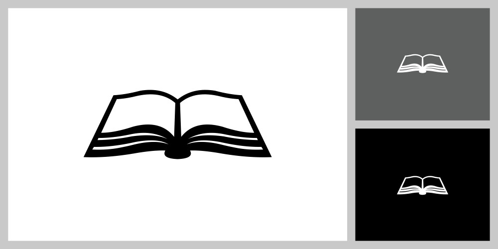 Open Book Silhouette Vector Images (over 11,000)