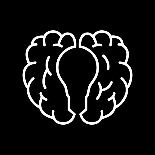 Creative mind icon templates logo technology Vector Image