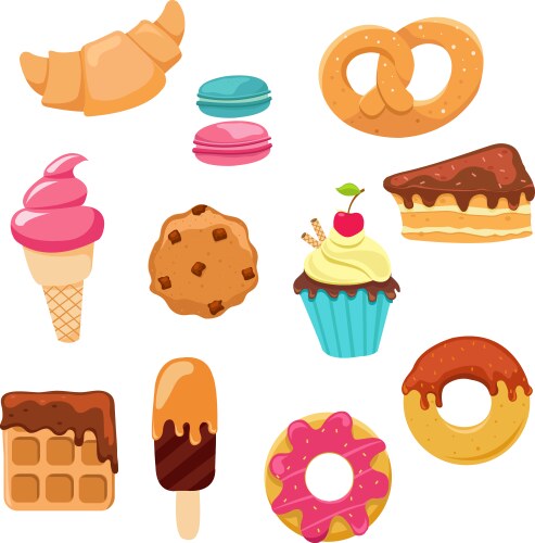 Dessert Cartoon Vector Images (over 200,000)