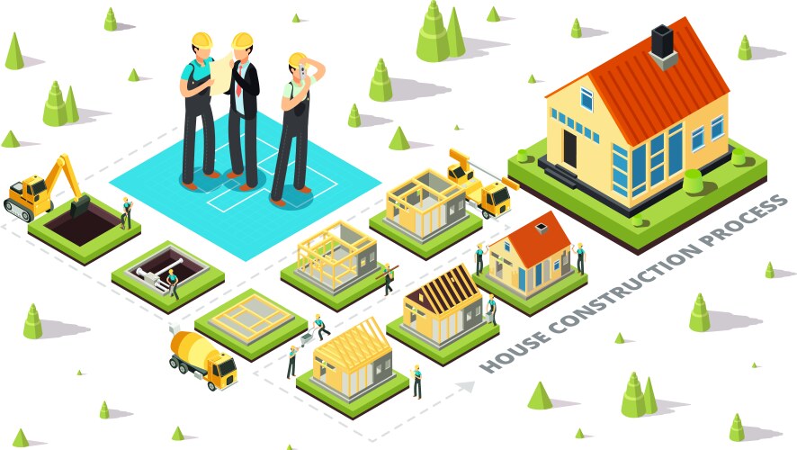 Roof housetop construction materials Royalty Free Vector