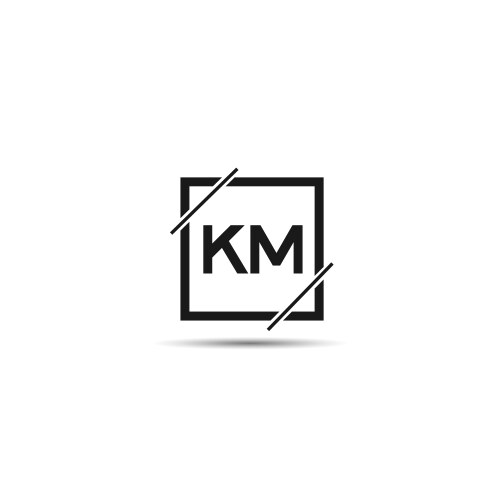 Km logo Vector Images & Graphics for Commercial Use | VectorStock